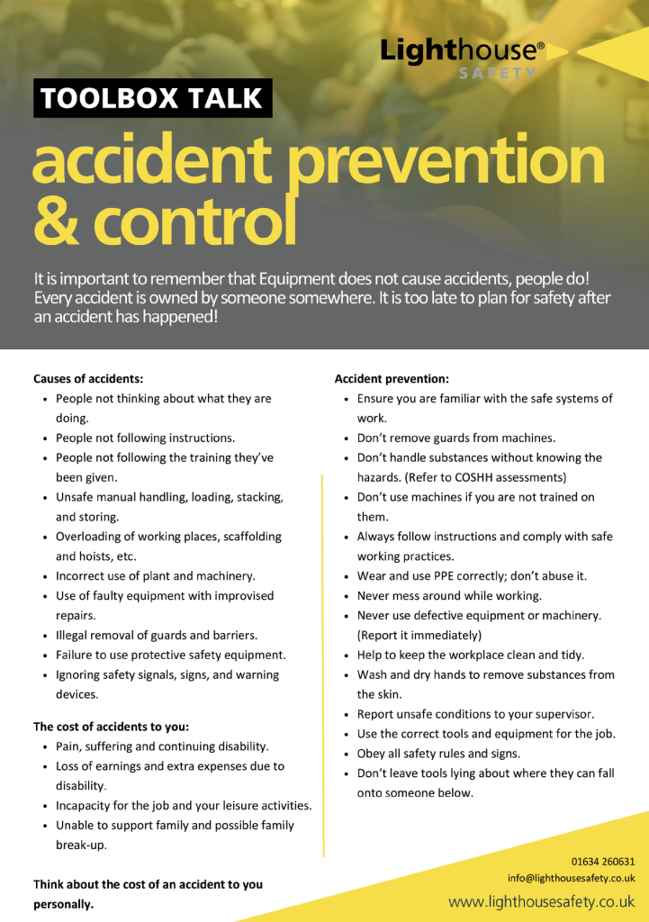 Toolbox Talks - Lighthouse Safety